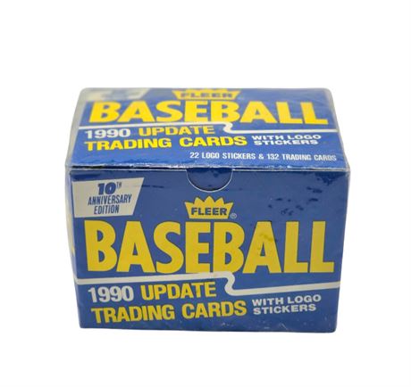 Great Lakes VNTG - Sealed Fleer 1990 Updated Baseball Cards & Logo Stickers