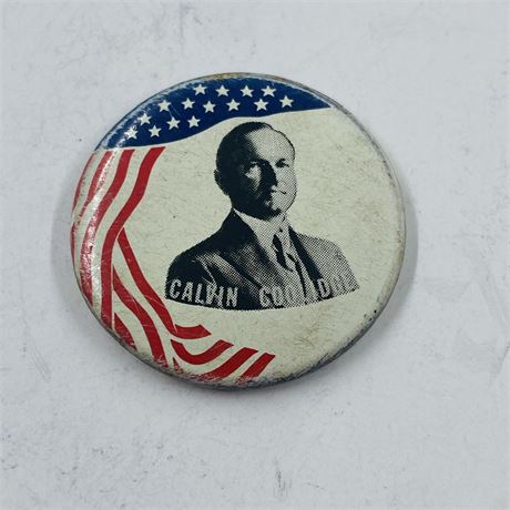 Great Lakes VNTG - Calvin Coolidge Campaign Button