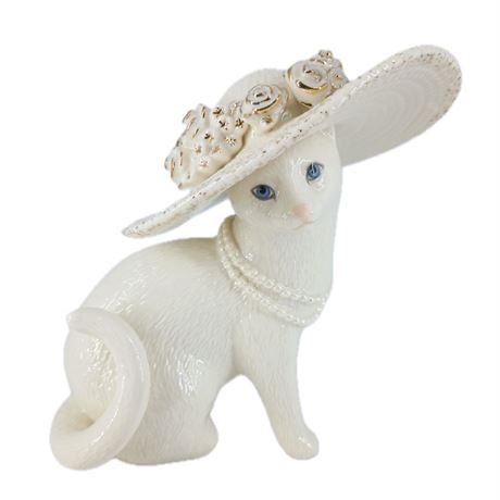 Great Lakes VNTG - Lenox Porcelain Cat Figurine with 24K Detailing ...