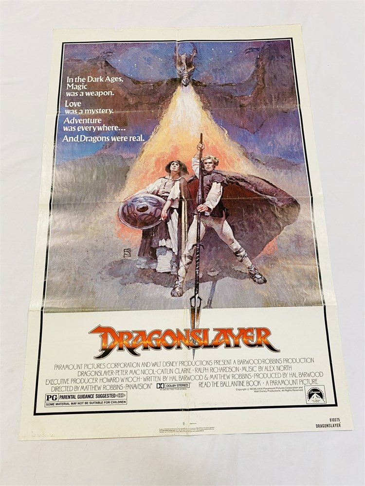 Great Lakes VNTG - Dragonslayer Original 27x41 Movie Poster