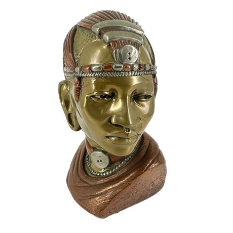 Great Lakes VNTG - Spirit of Africa "Ilmoran" Maasai Warrior Bronze ...