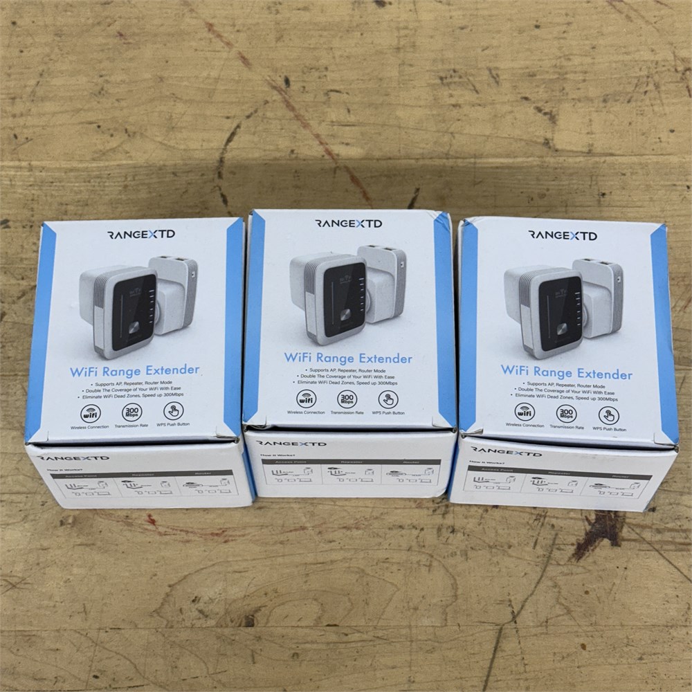 Great Lakes VNTG - Three (3) RangeXTD WiFi Range Extenders