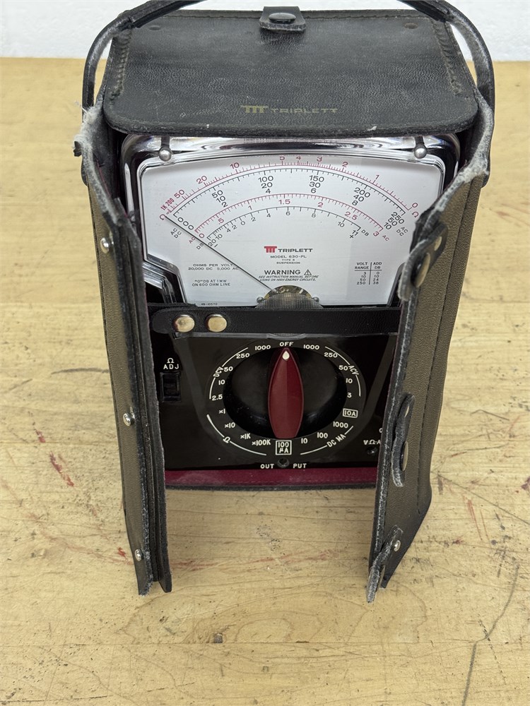 Great Lakes VNTG - Triplett Volt - OHM - Millammeter Model 630-PL