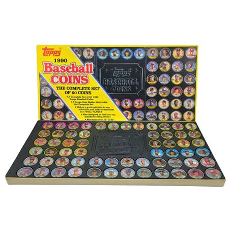 Great Lakes VNTG - Topps 1990 Baseball Coins Complete Set