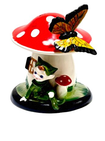Great Lakes VNTG - 1950's Lefton Pixie Elf Mushroom Coin Bank