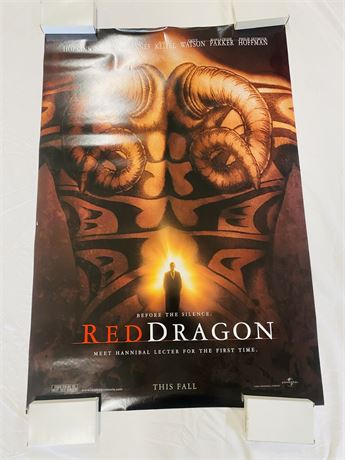 Great Lakes VNTG - Red Dragon Original DS 27x40 Movie Poster - ROLLED