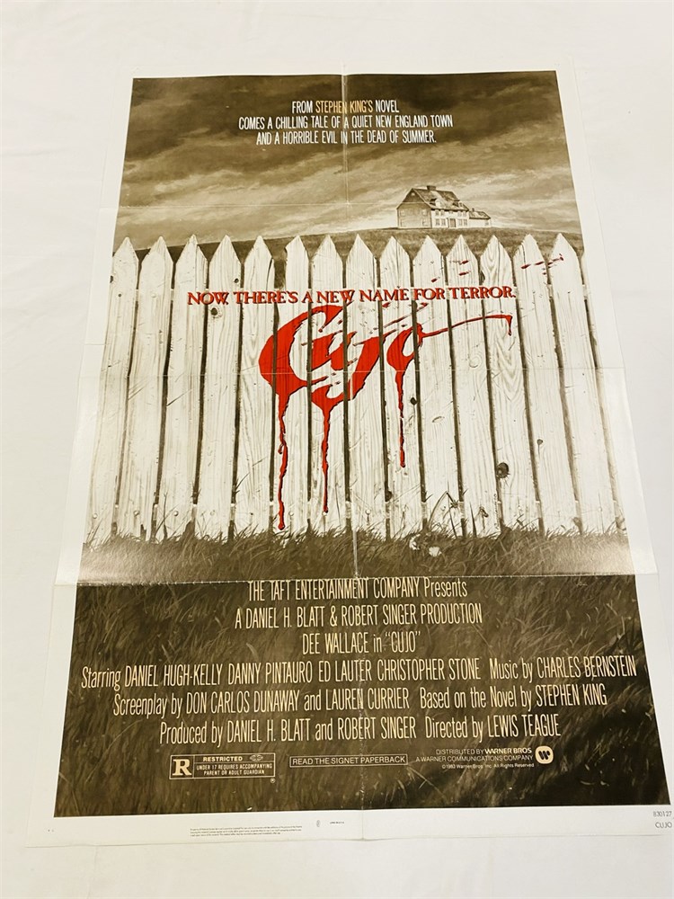 Great Lakes VNTG - Cujo Original 27x41 Movie Poster