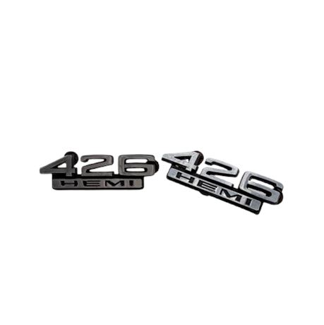 Great Lakes VNTG - 426 HEMI Fender Emblems! Two!