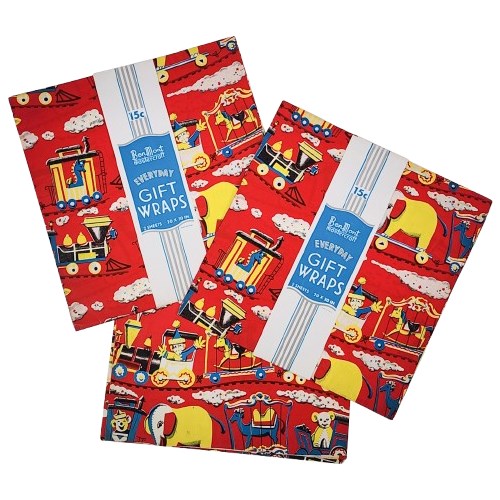 Great Lakes VNTG - Vintage BenMont Mastercraft Circus Wrapping Paper