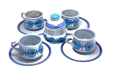 Great Lakes VNTG - MCM German Staffel Stoneware Cup & Saucer Set (10 ...