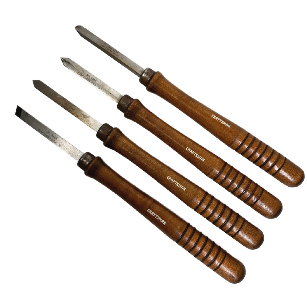 Great Lakes VNTG - Lot of Vintage Craftsman Wood Chisels