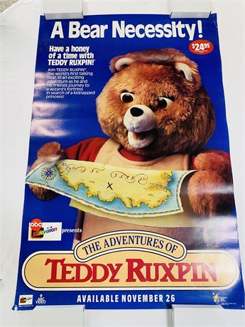 Great Lakes VNTG - Teddy Ruxpin Original 27x40 Movie Poster - Rolled