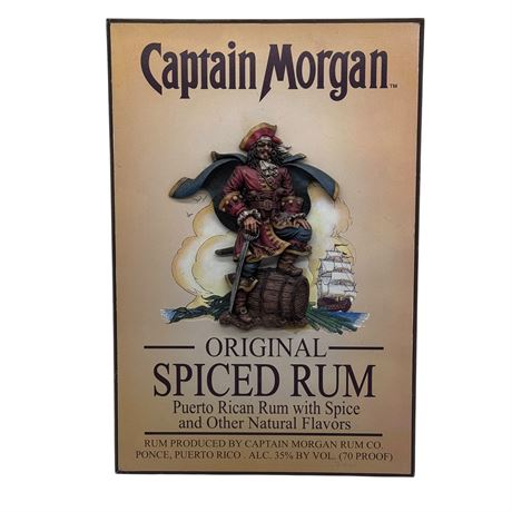 Great Lakes VNTG - Captain Morgan Metal Sign