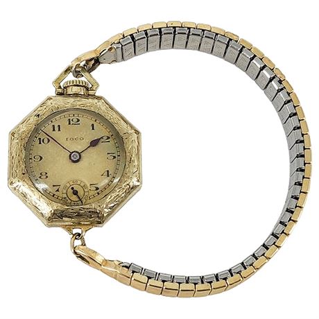 Great Lakes VNTG - Vintage Frey Watch Co. IOCO 15 Jewels Watch, Running
