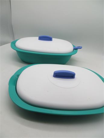 Great Lakes VNTG - NEW VINTAGE TUPPERWARE LEGACY 2 OVAL SERVING ...