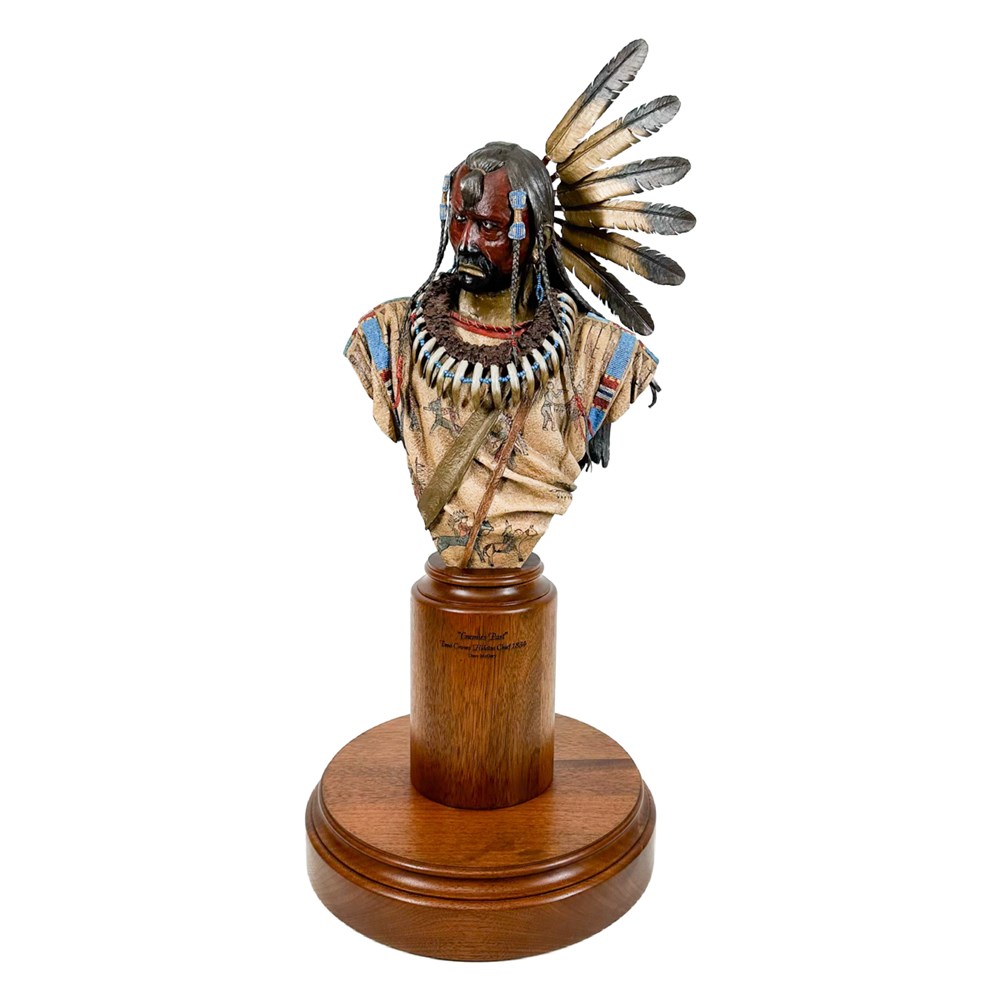 Great Lakes VNTG - Dave McGary Indian Chief Bronze "Enemies Past: Two ...