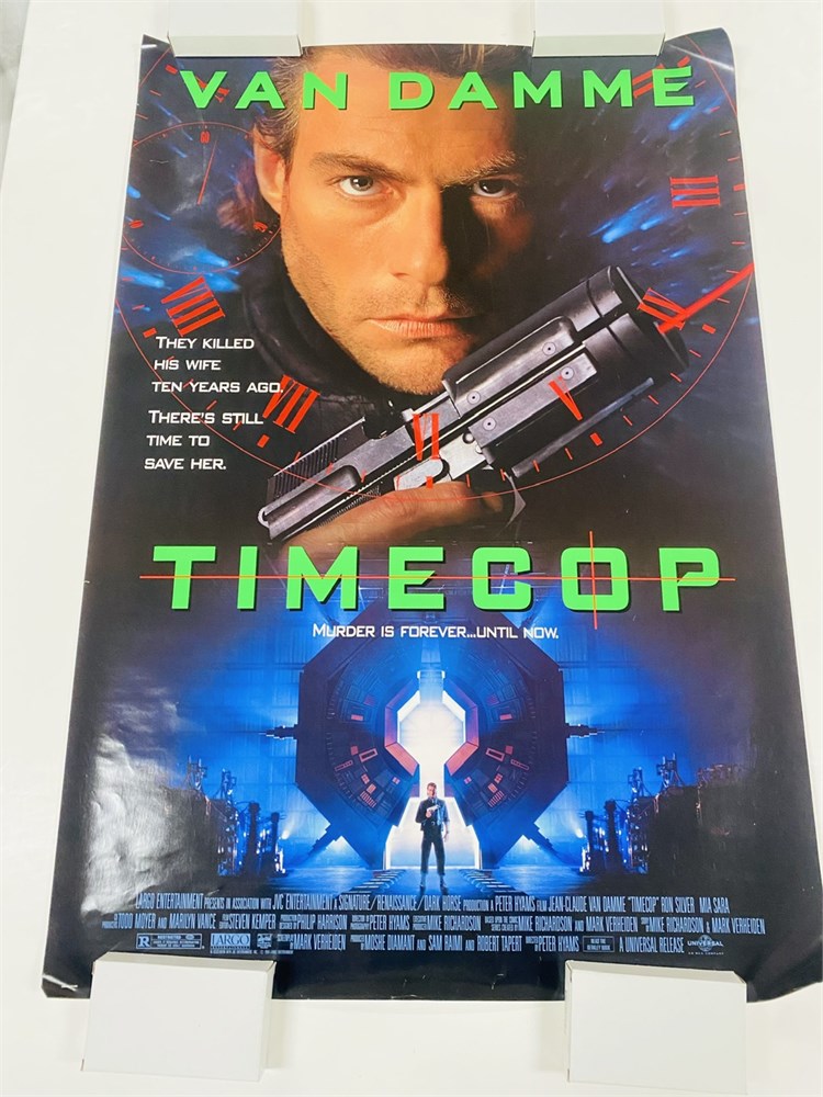 Great Lakes VNTG - Timecop Original 27x40 Movie Poster - Rolled