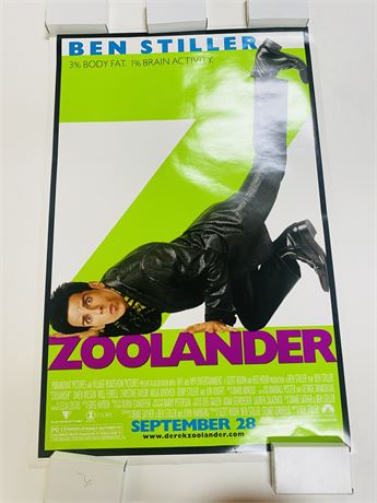 Great Lakes VNTG - Zoolander Original DS 27x40 Movie Poster - Rolled