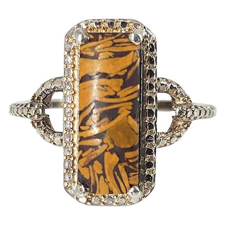 Great Lakes VNTG - Signed STS Sterling Silver Mariam Jasper ...